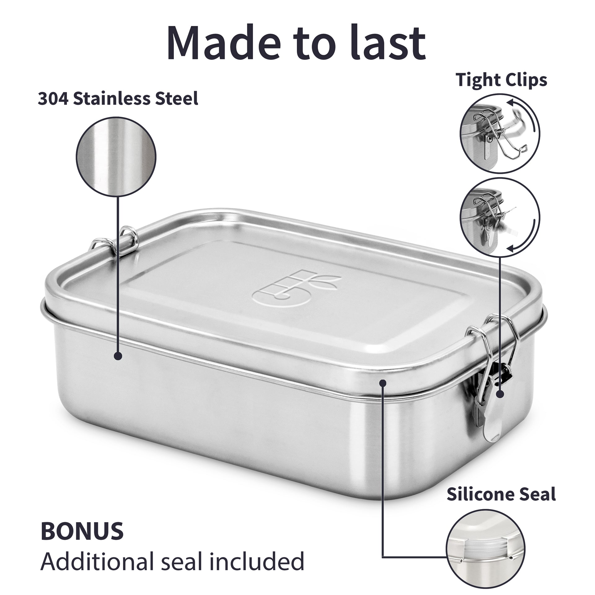 Stainless Steel Lunch Box | Eco Living | Bambaw